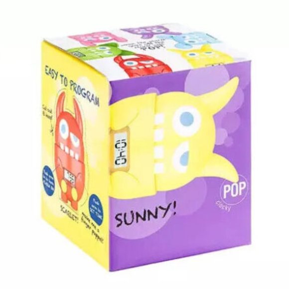 Pop Clocky | Other | Pop Clocky Pop Monster Sunny Yellow Kids Alarm ...
